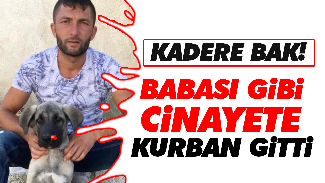 Kadere bak! Babası gibi cinayete kurban gitti - Hedef Gazetesi