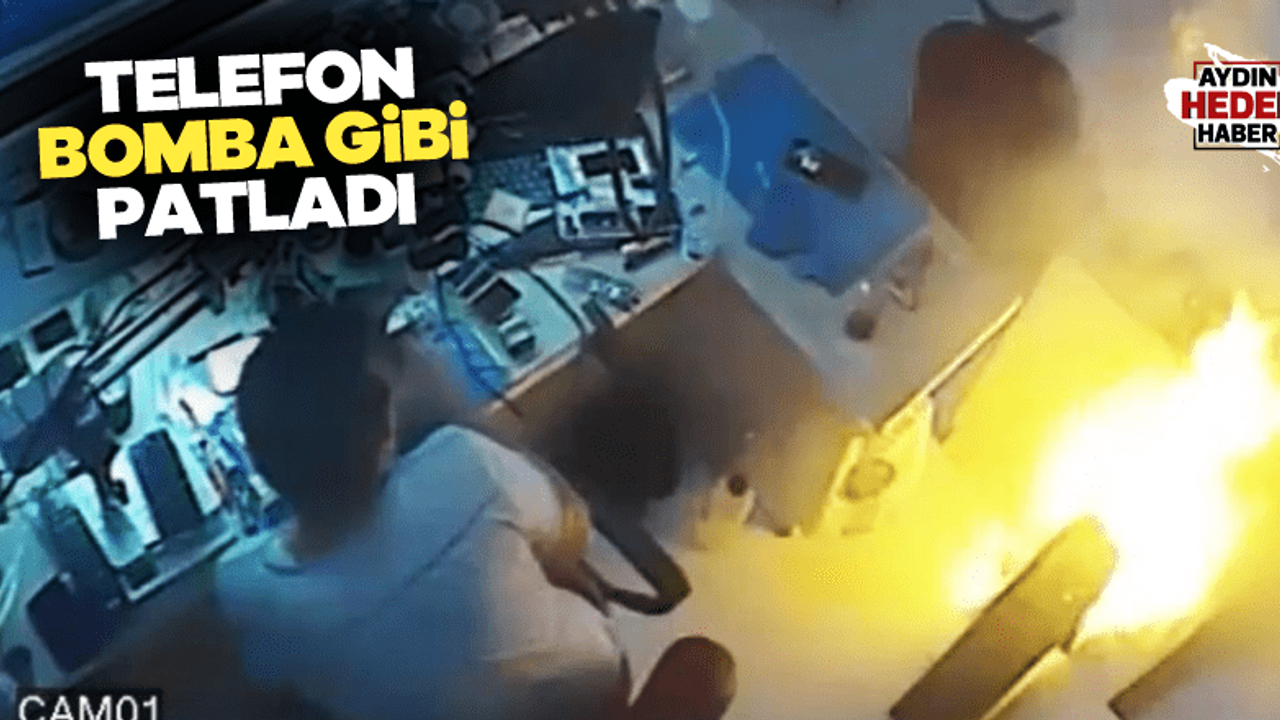 Telefon bomba gibi patladı - Hedef Gazetesi