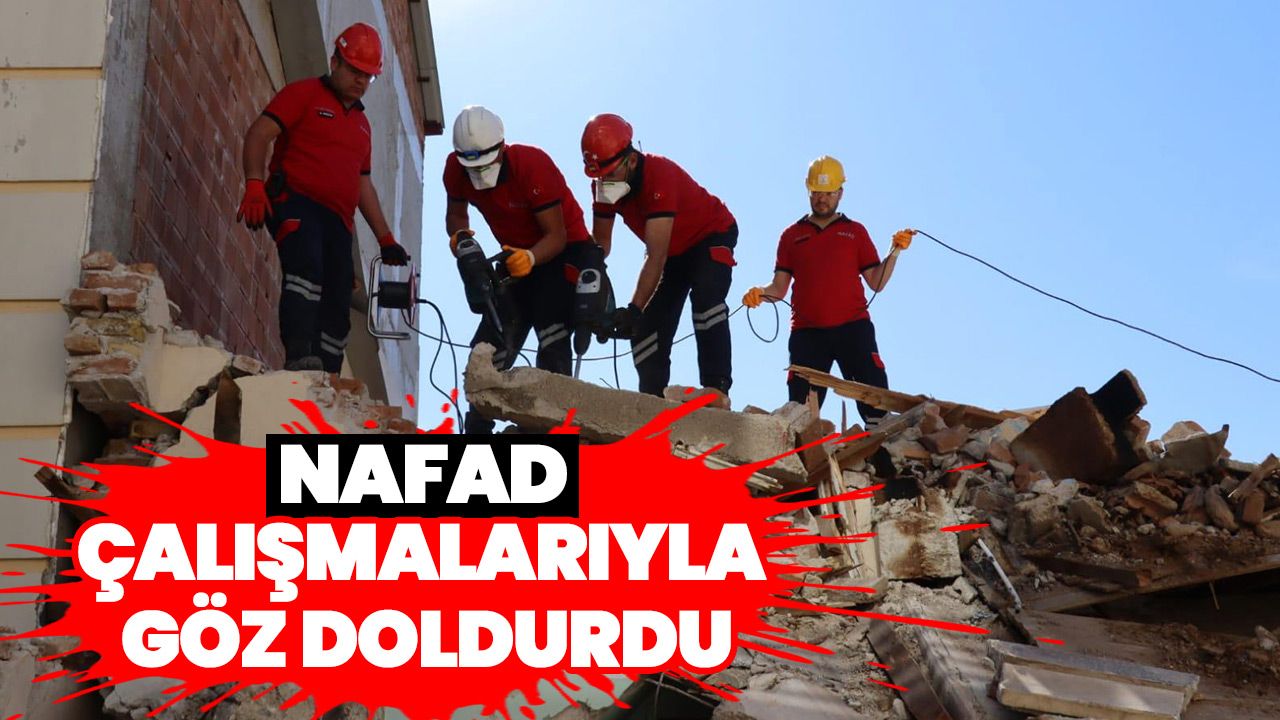 NAFAD çalışmalarıyla göz doldurdu