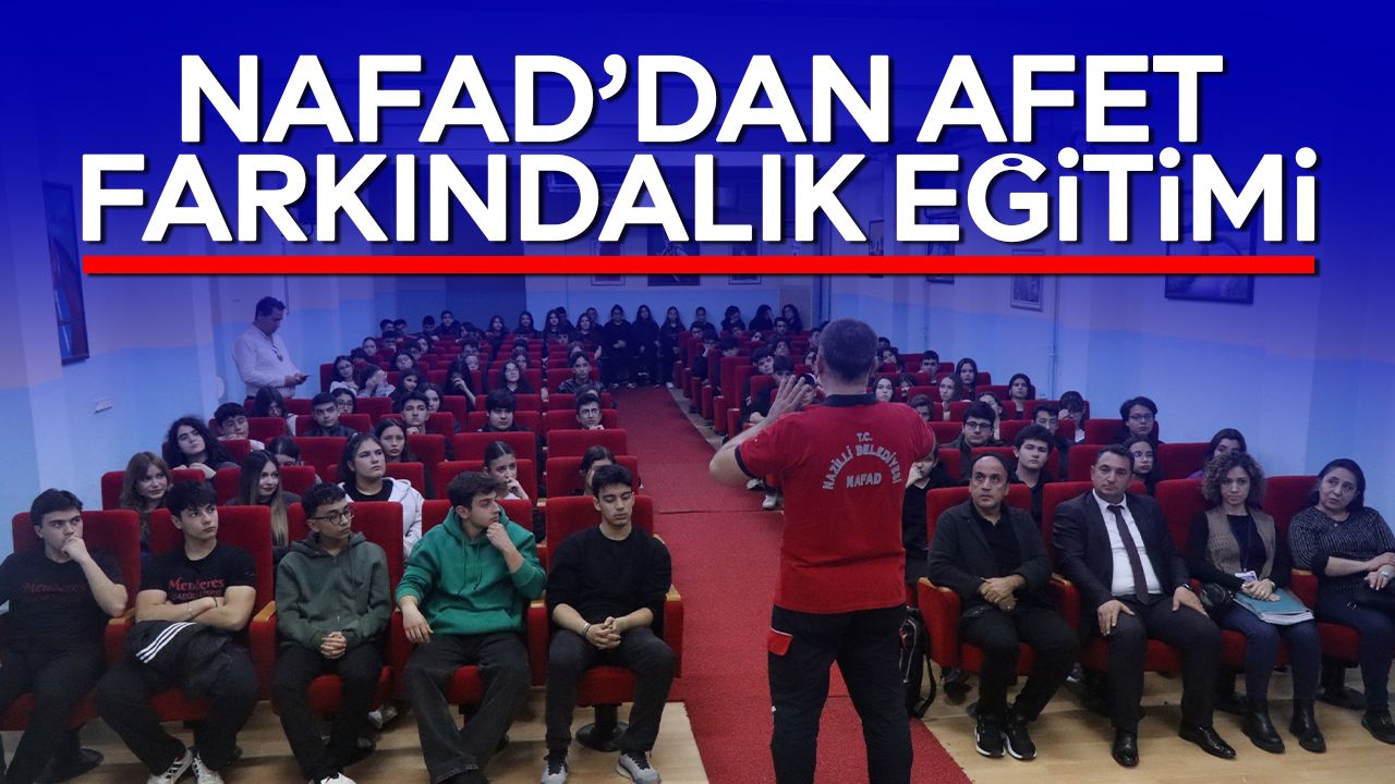 NAFAD’dan Afet Farkındalık Eğitimi